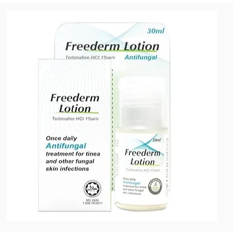 FREEDERM LOTION 30ML TERBINAFINE 1% ANTIFUNGAL FUNGAL NAIL ATHLETE FOOT ...
