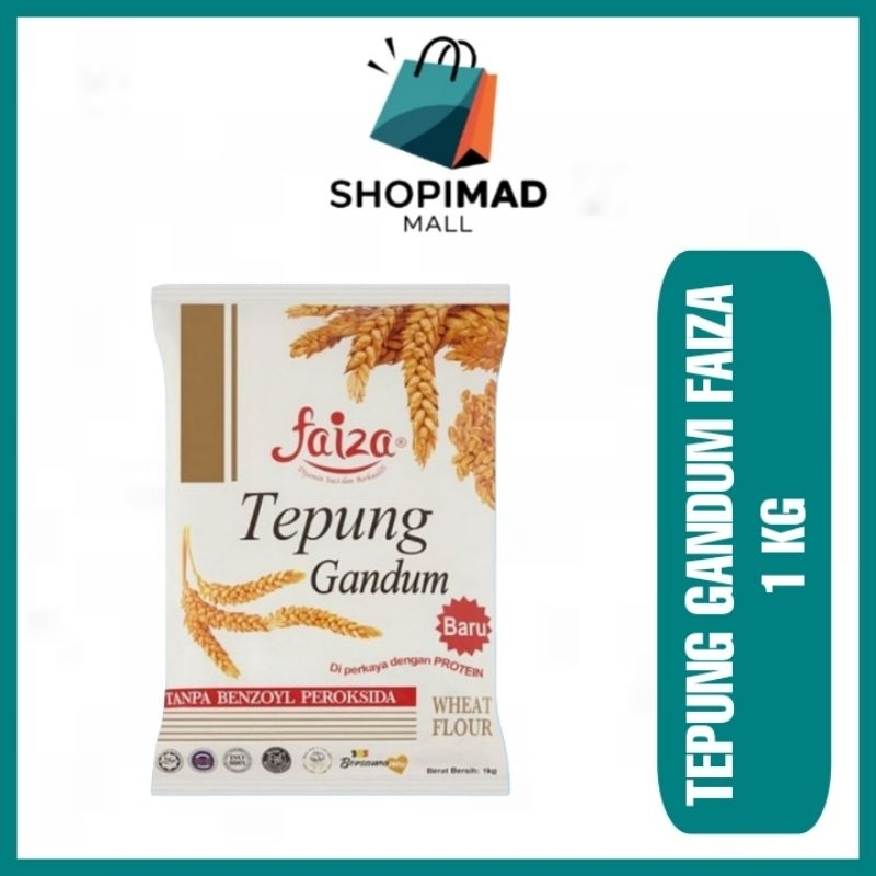 TEPUNG GANDUM FAIZA 1KG | MULTIPURPOSE WHEAT FLOUR | Shopee Malaysia