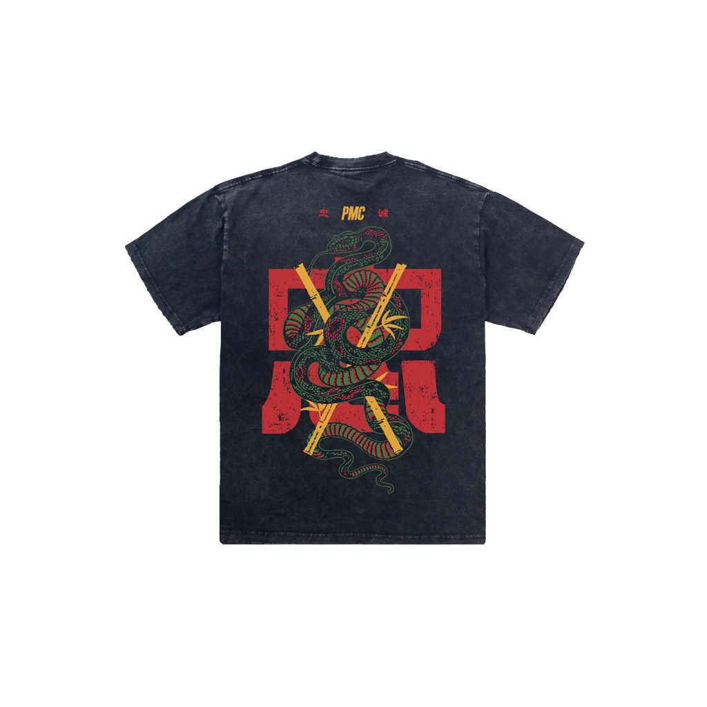 PMC Stoned Washed Loyal Tee Black | Shopee Malaysia