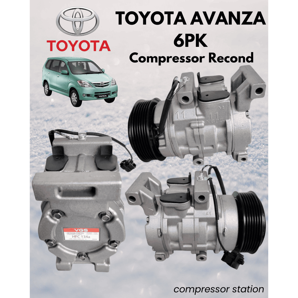 (031) Toyota Avanza 6PK Compressor Recond | Shopee Malaysia