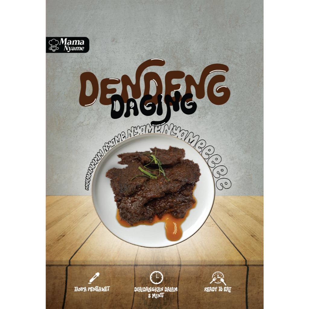 (PROMO) Dendeng Daging ORIGINAL Dapur Nyame Ready Too Eat Single Pack ...