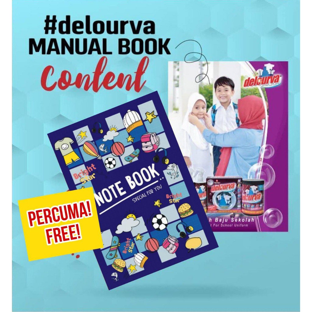 [ LAUNDRY ] NOTE USER GUIDE BOOK l COLOURFUL GIFT l BUKU NOTA CARA GUNA ...