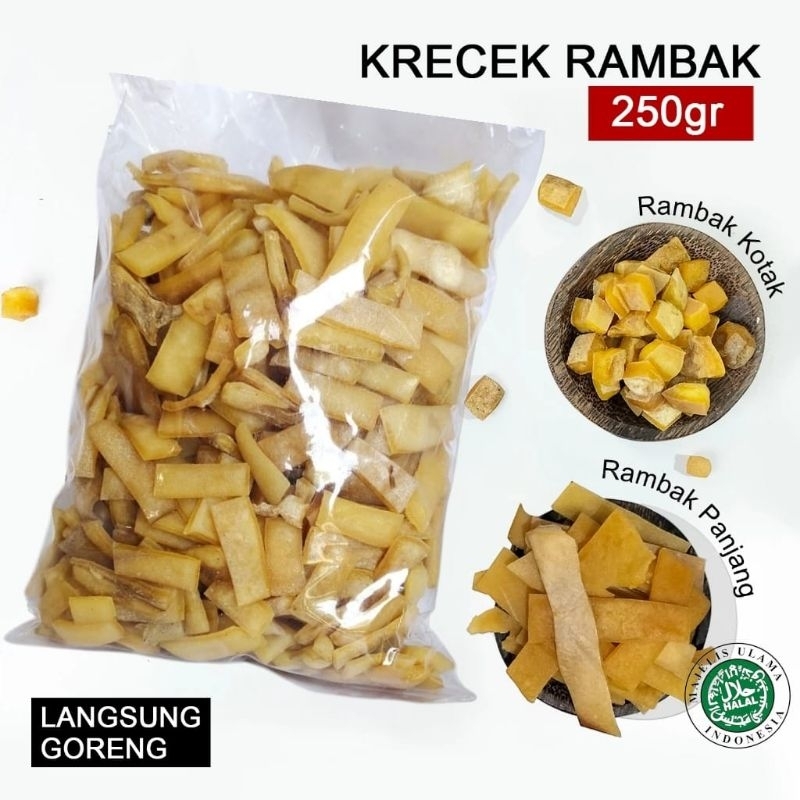 Kerupuk Mentah Rambak Kulit Sapi / Kerupuk Kulit Sapi 250g | Shopee ...