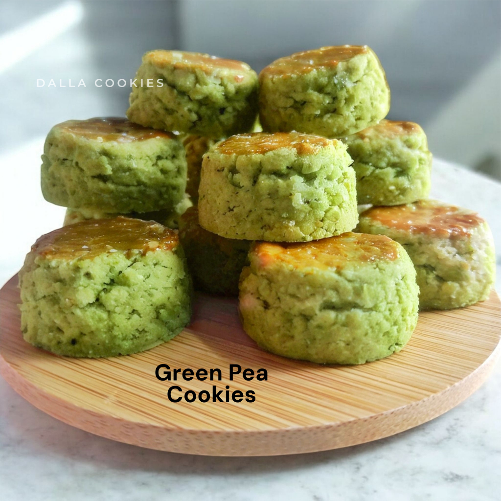 Biskut Kacang Pis | Biskut Kacang Hijau | Green Pea Cookies | Shopee ...