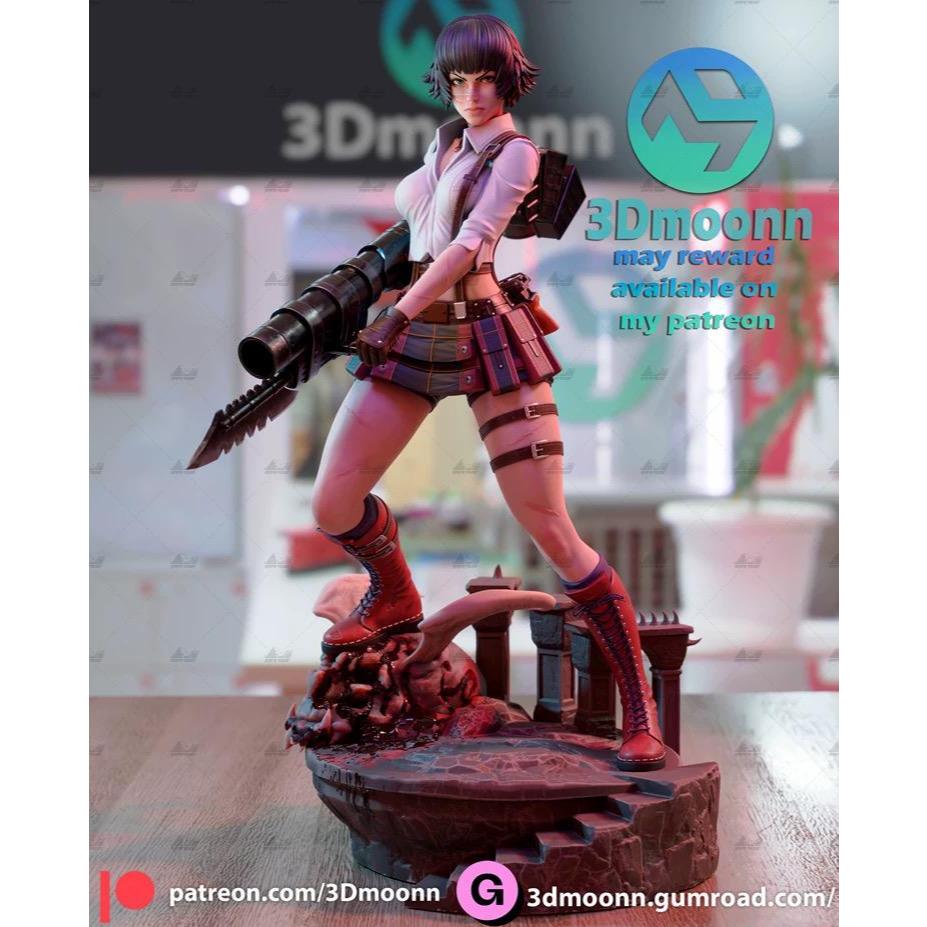 Devil May Cry Lady Action Figure | Fan-Art Model Pre-Order | Shopee ...