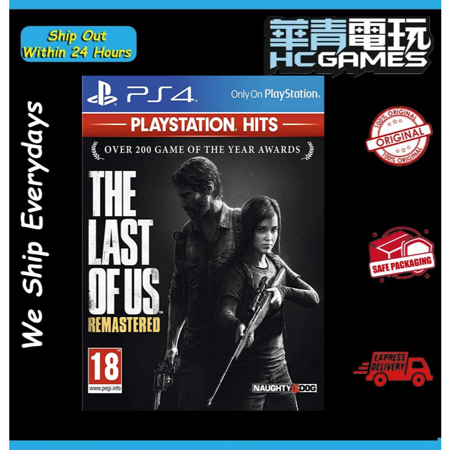 PS4 The Last Of Us Remastered (English-Disc-New Seal) The Last Of Us ...