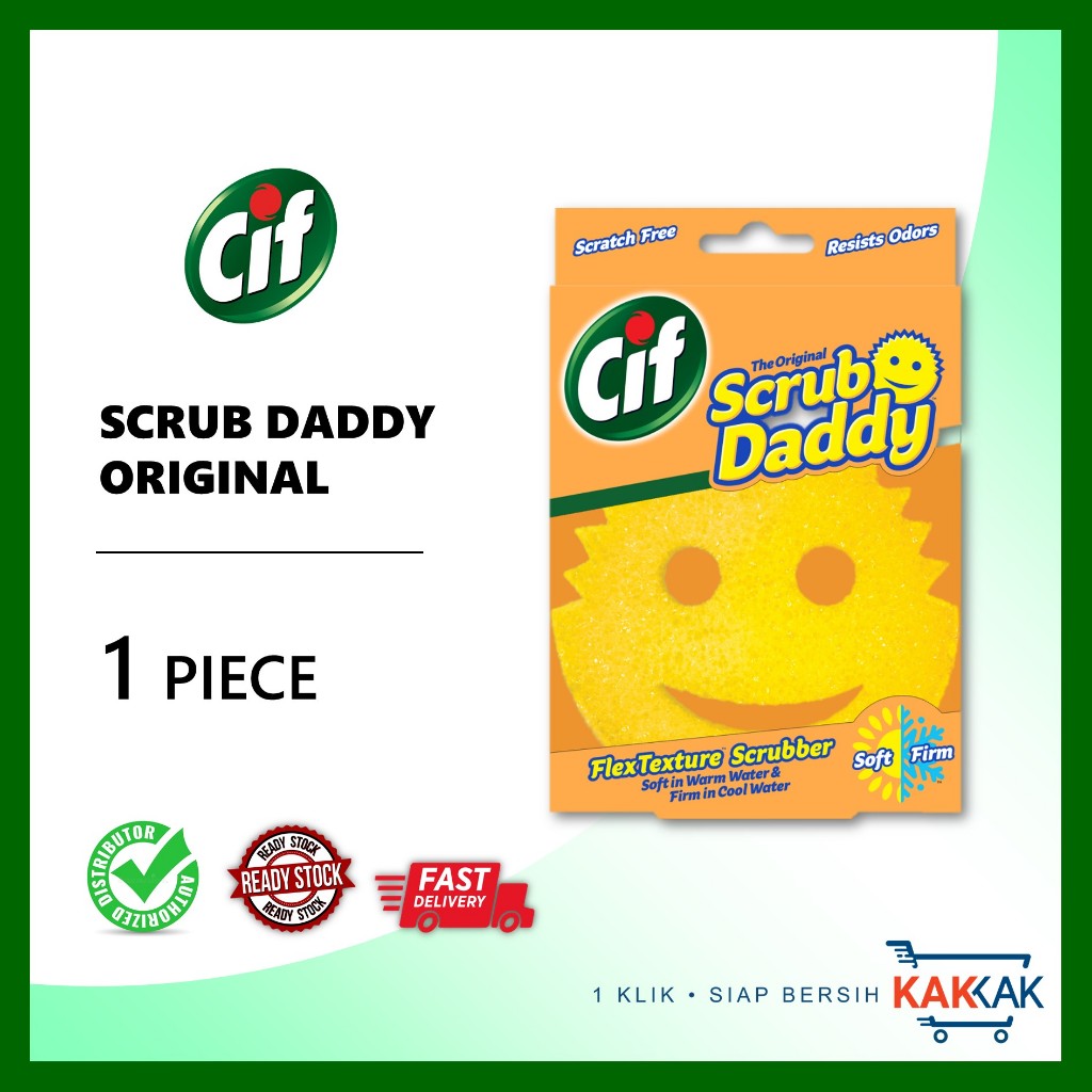 Cif Scrub Daddy Scrubber, Kitchen Sponge, 1 pc | Shopee Malaysia