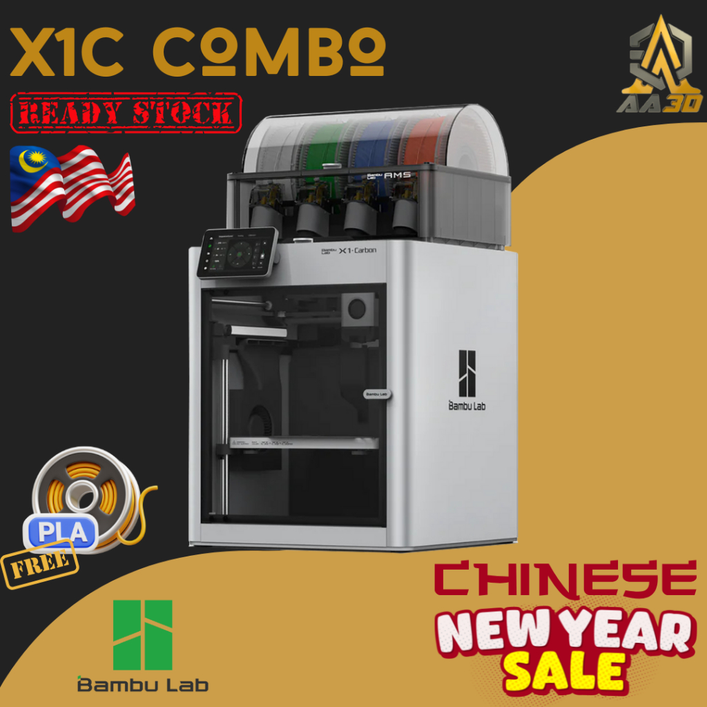 [CNY SALE] BAMBULAB X1C / X1C COMBO (READY STOCK MALAYSIA) BAMBU LAB ...