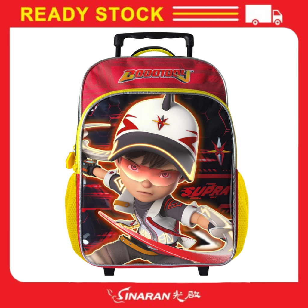 Boboiboy Supra Pre-school Trolley Bag BEG RODA BOBOIBOY BY MONSTA ...