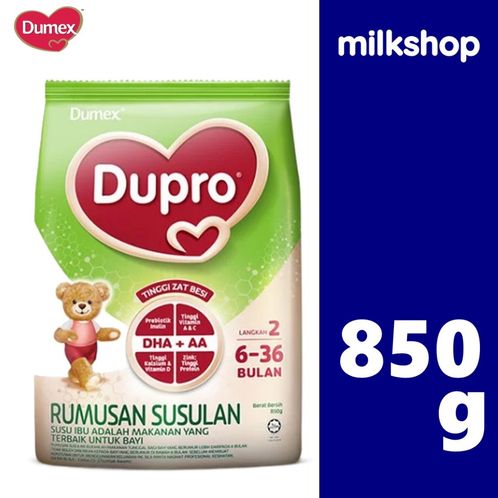 Dupro 2 850g | Langkah Step2 Dumex Dugro 6-18 bulan months follow up ...