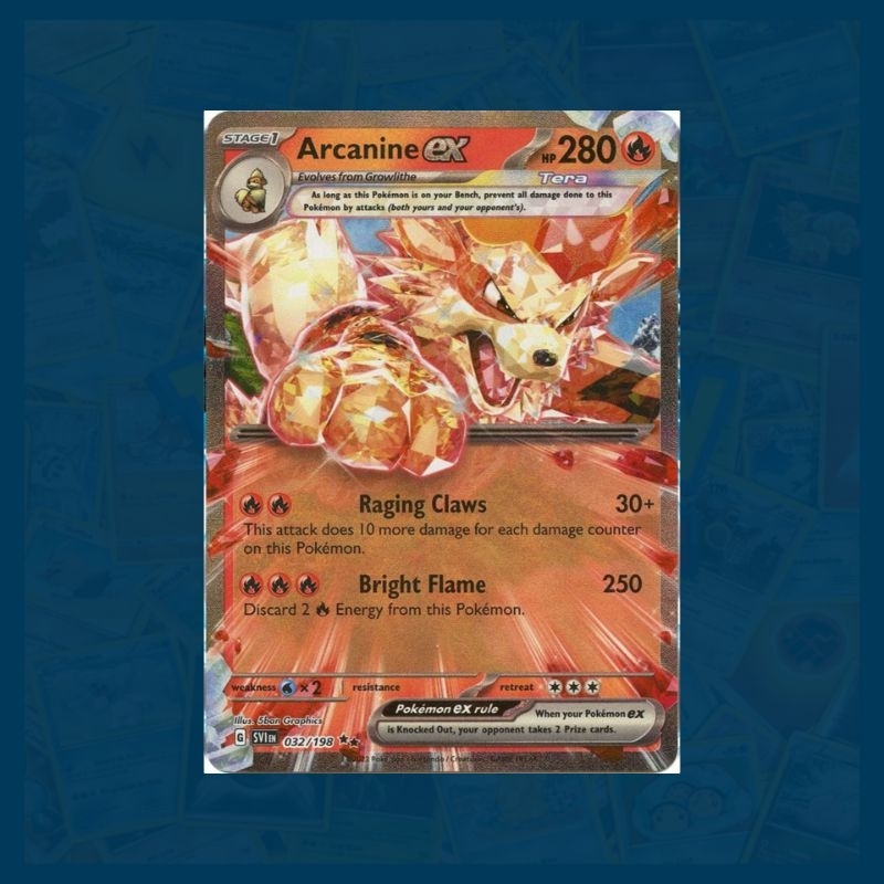 Arcanine Ex (032/198) Ultra Rare | Scarlet And Violet Base Set SV01 ...
