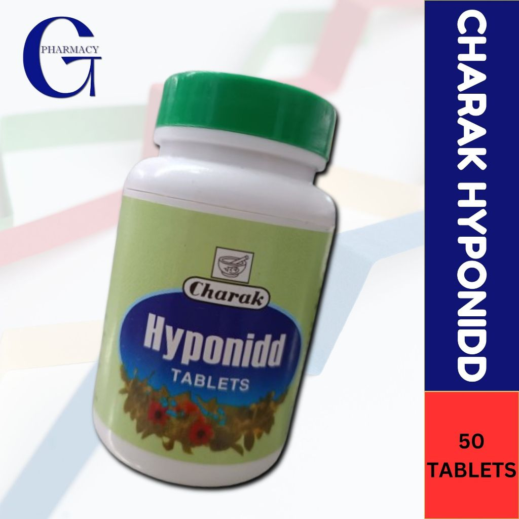 CHARAK HYPONIDD 50 TABLETS (FOR PEOPLE WITH DIABETES AND PCOS) | Shopee ...