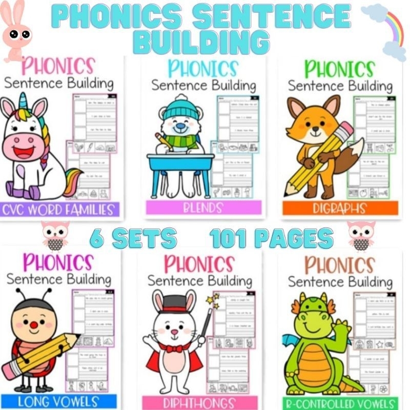 E24 Phonics Sentences Building Beginning Learner English Arrange ...