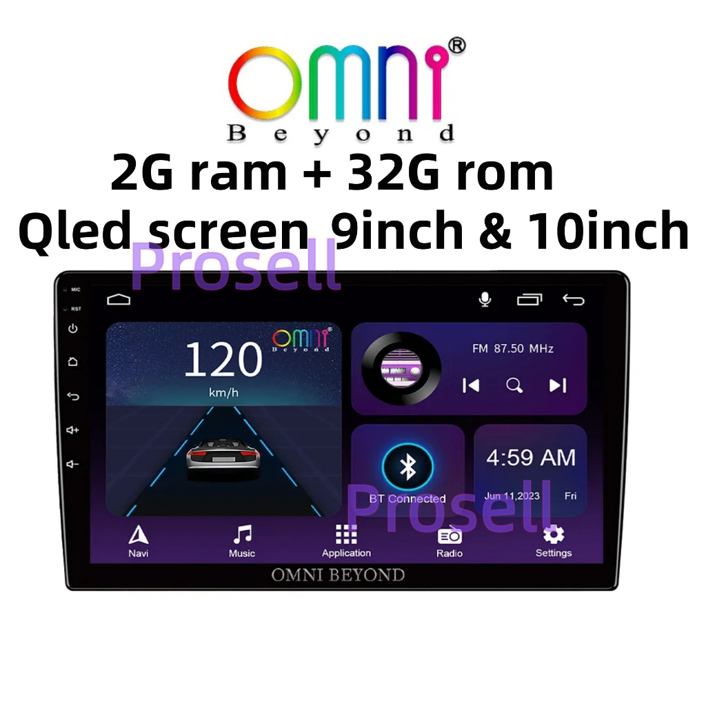 Omni Beyond OM81 2+32GB Android Player 9" & 10.1" Inch Android 12 4 ...