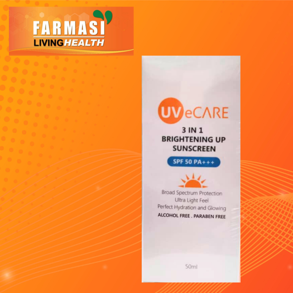 UVECARE 3IN1 BRIGHTENING UP SUNSCREEN 50ML | Shopee Malaysia
