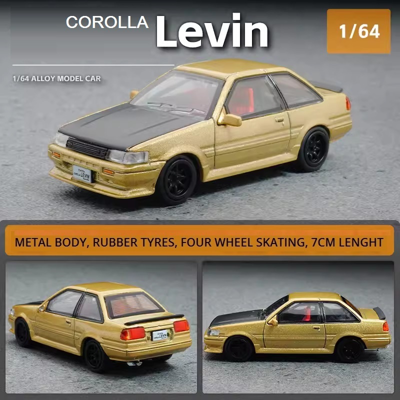 STE88 DCT "Toyota Corolla Levin" 1/64 scale Car Toys (Official License ...