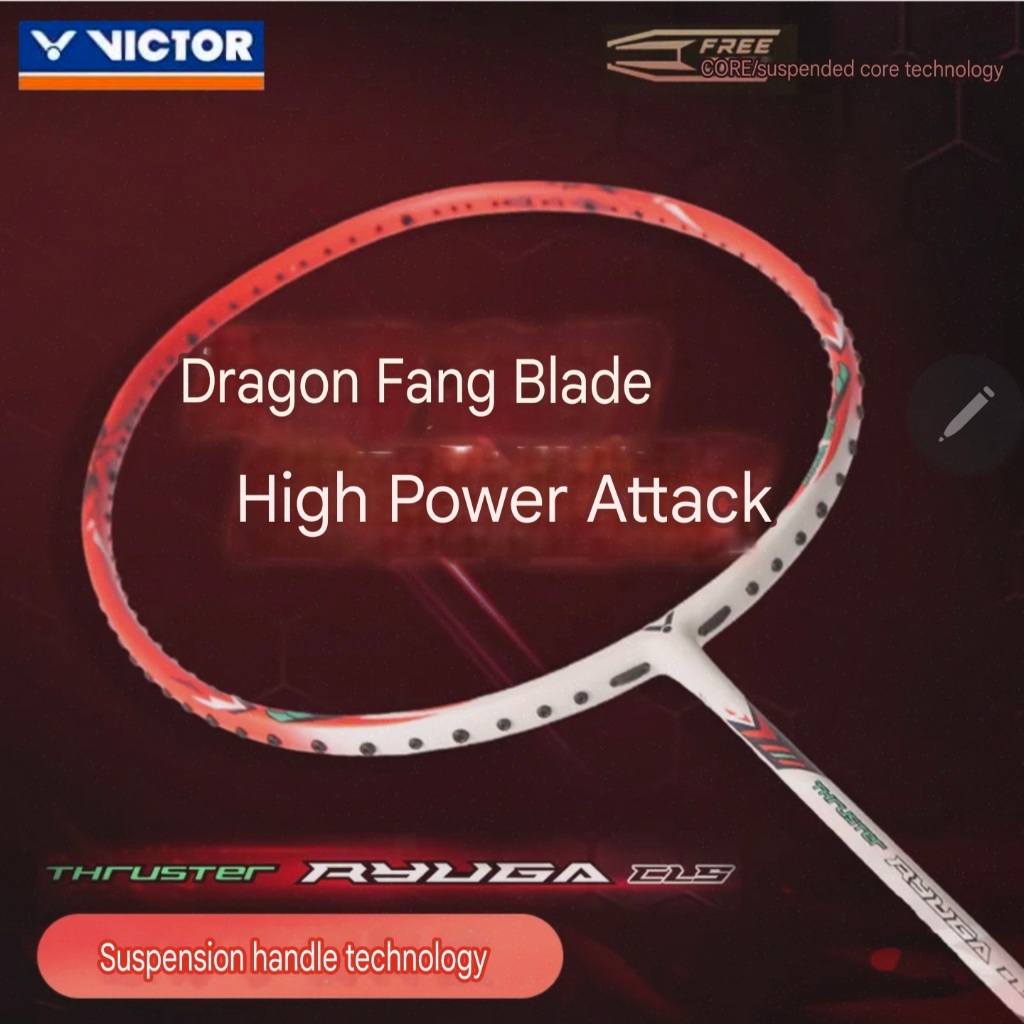 [READY STOCK] VICTOR THRUSTER RYUGA CLS 4U Badminton Racket 羽毛球拍小龙牙 ...