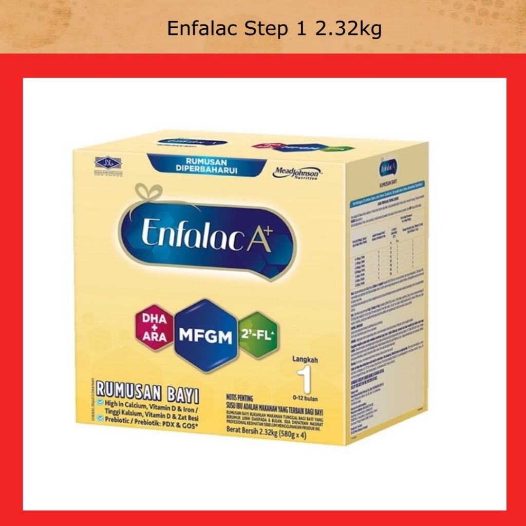Enfalac A+ step 1/ Step 2 Milk Powder 2.32kg / Enfalac A+ gentlease ...