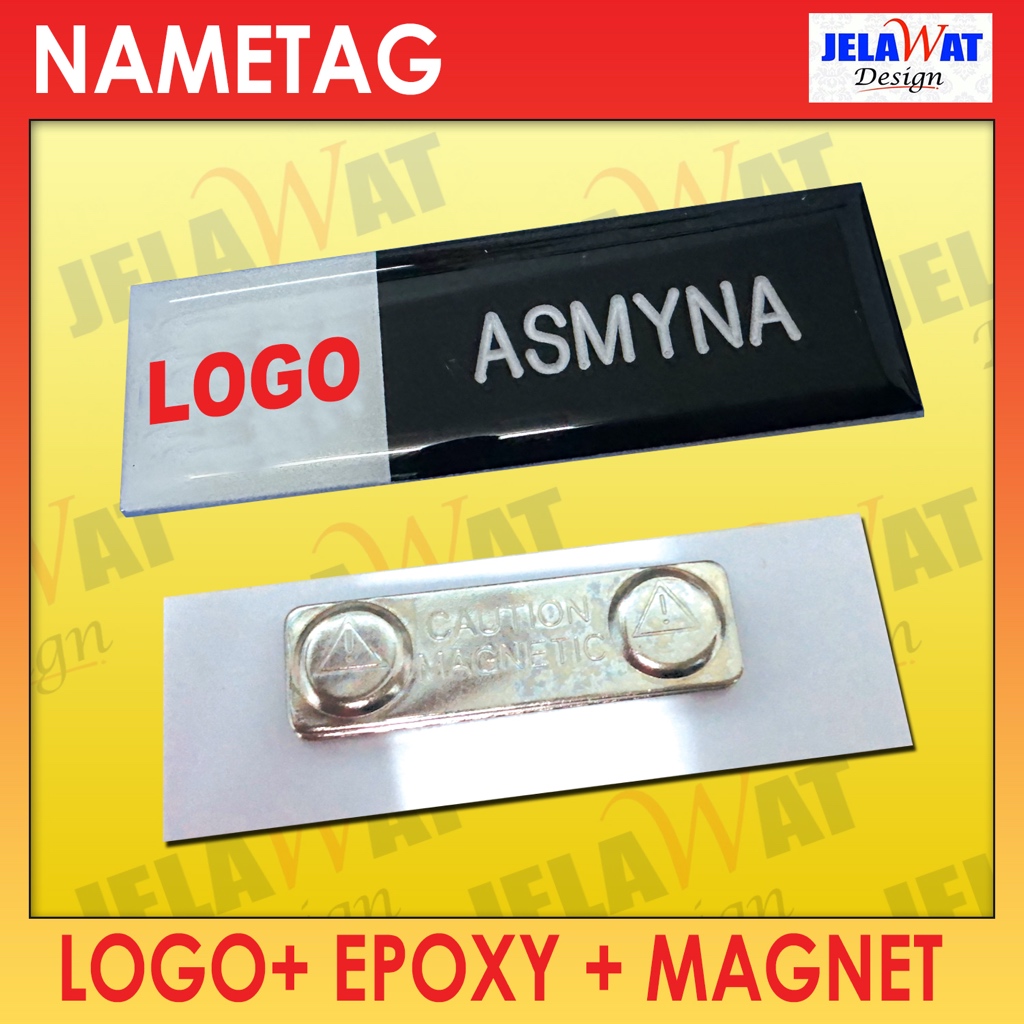 NAMETAG EPOXY PENJAWAT AWAM 2025 | NAMETAG GURU | Shopee Malaysia