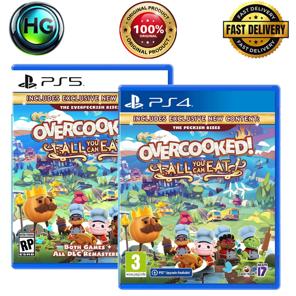 OVERCOOKED ALL YOU CAN EAT - PS4 / PS5 (PLAYSTATION 4 / PLAYSTATION 5 ...