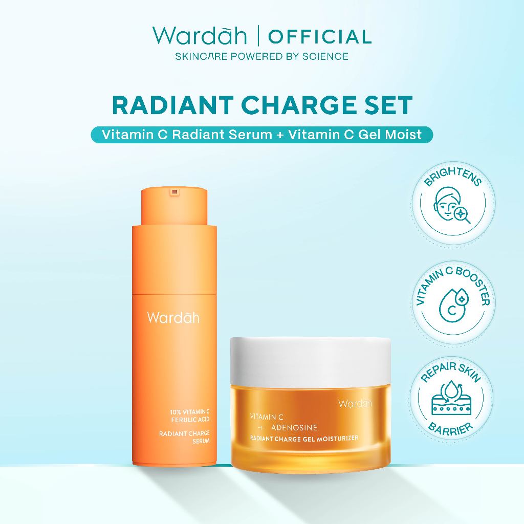 Radiant Charge Set - Vitamin C Radiant Serum 20ml + Radiant Gel ...
