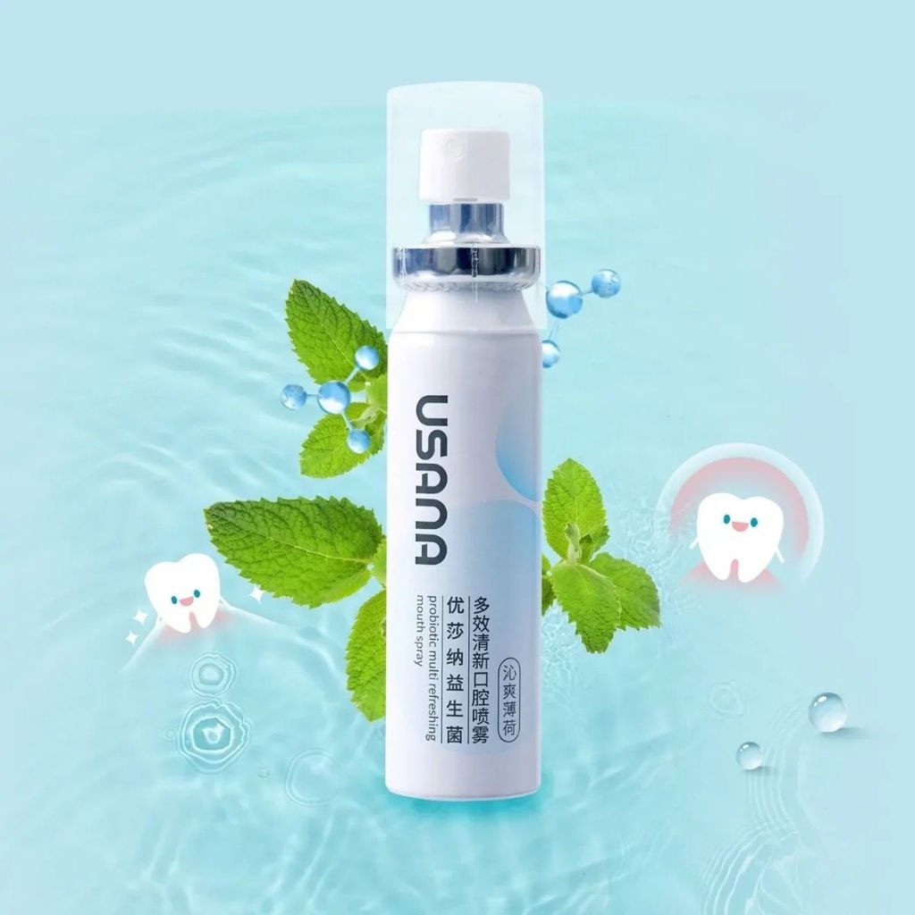 USANA Probiotic Multi Refreshing Mouth Spray 20ml💯Original 优莎纳益生菌清新口腔喷雾 ...