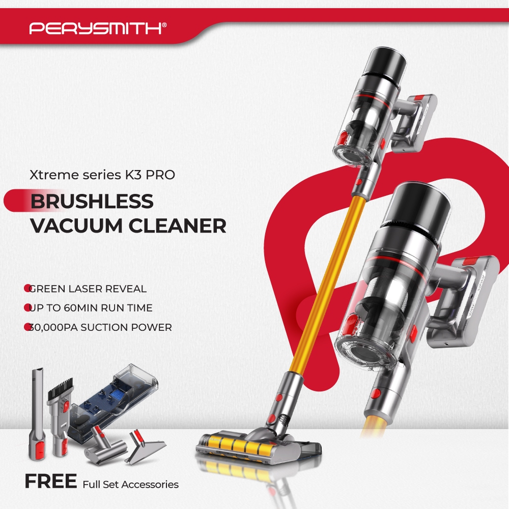 PerySmith Cordless Vacuum Cleaner Xtreme Series K3 Pro | Shopee Malaysia