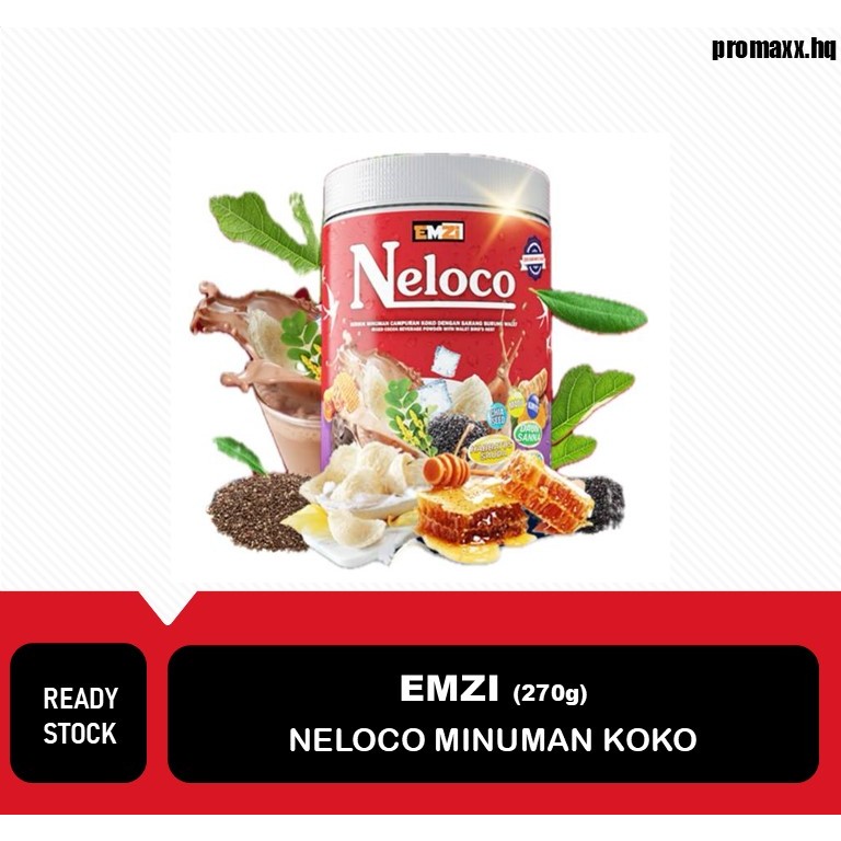 Emzi Neloco Minuman Coklat Kawal Selera Makan 270g | Shopee Malaysia