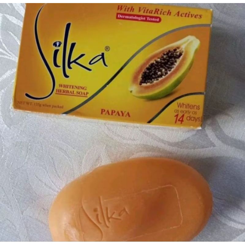 silka soap papaya 135g Body wash Sabun Kulit | Shopee Malaysia