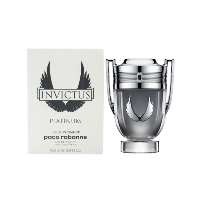 (ORIGINAL)TESTER - Paco Rabanne Invictus Platinum Edp 100Ml | Shopee ...