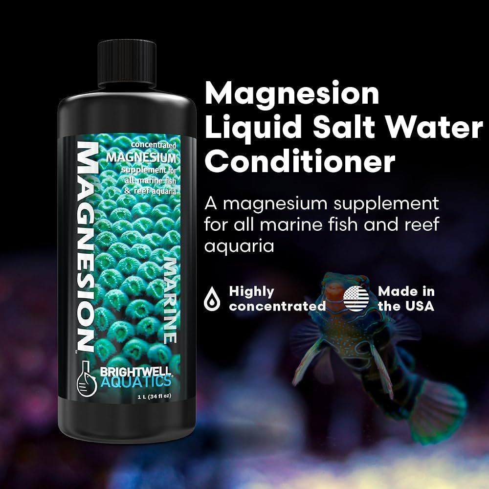 Brightwell Magnesion 250ml / 500ml (Concentrated magnesium supplement for all marine fish & reef ...