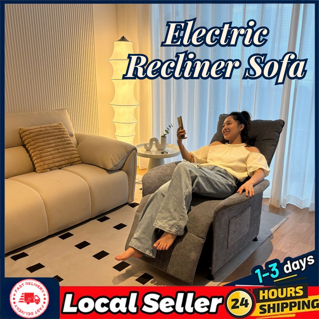 Auto Adjustable Electric sofa large angle reclining lazy sofa small ...