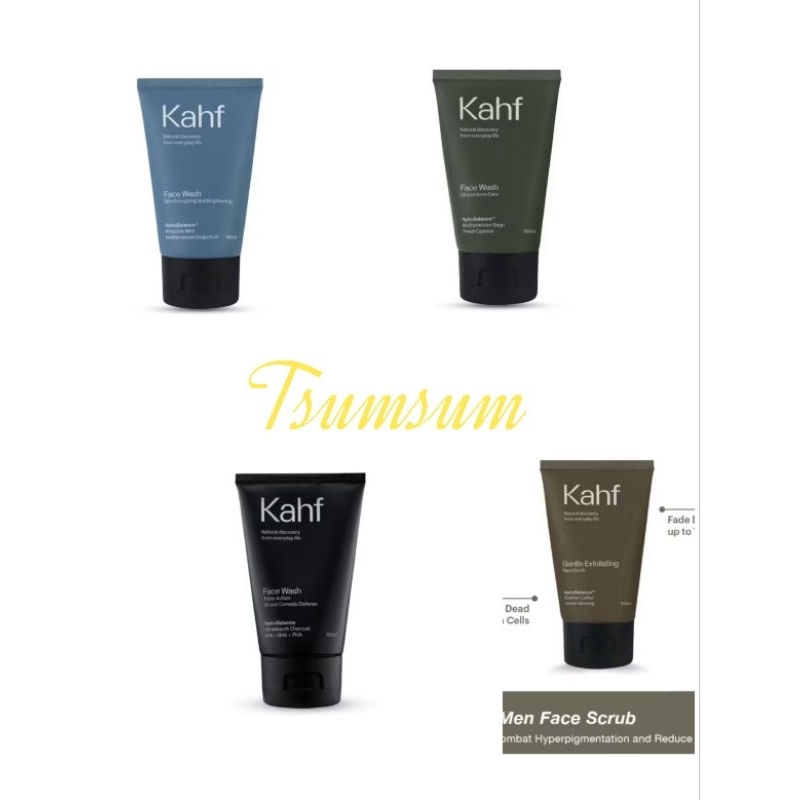 Kahf Face Wash - Men's Facial Cleansing Soap 100ml | Shopee Malaysia