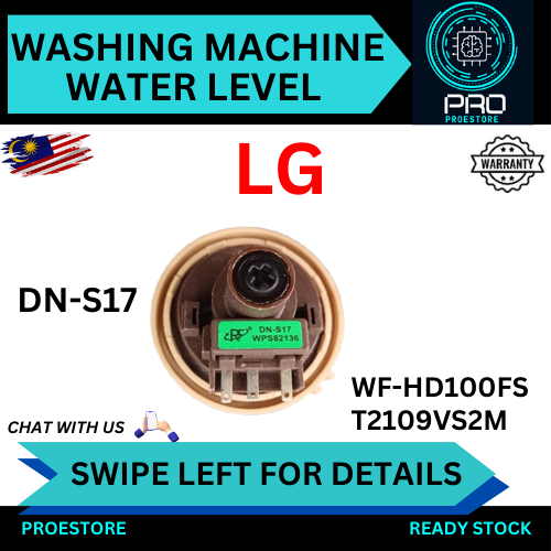 Sensor Penimbang Air Mesin Basuh LG (DN-S17) WF-HD100FS T2109VS2M ...