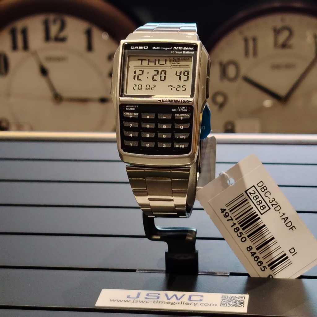 [FREE CAP & PAPER BAG] [Original] Casio Vintage DBC-32D-1ADF Stainless ...