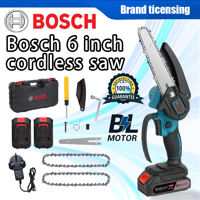 Bosch 6 Inch Compact Electric Chainsaw Cordless Electric Chainsaw ...