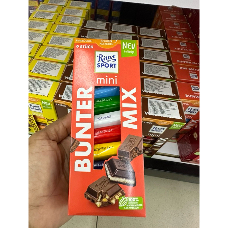 COKLAT LANGKAWI RITTER SPORT MINI/MINI MIX/CUBES | Shopee Malaysia