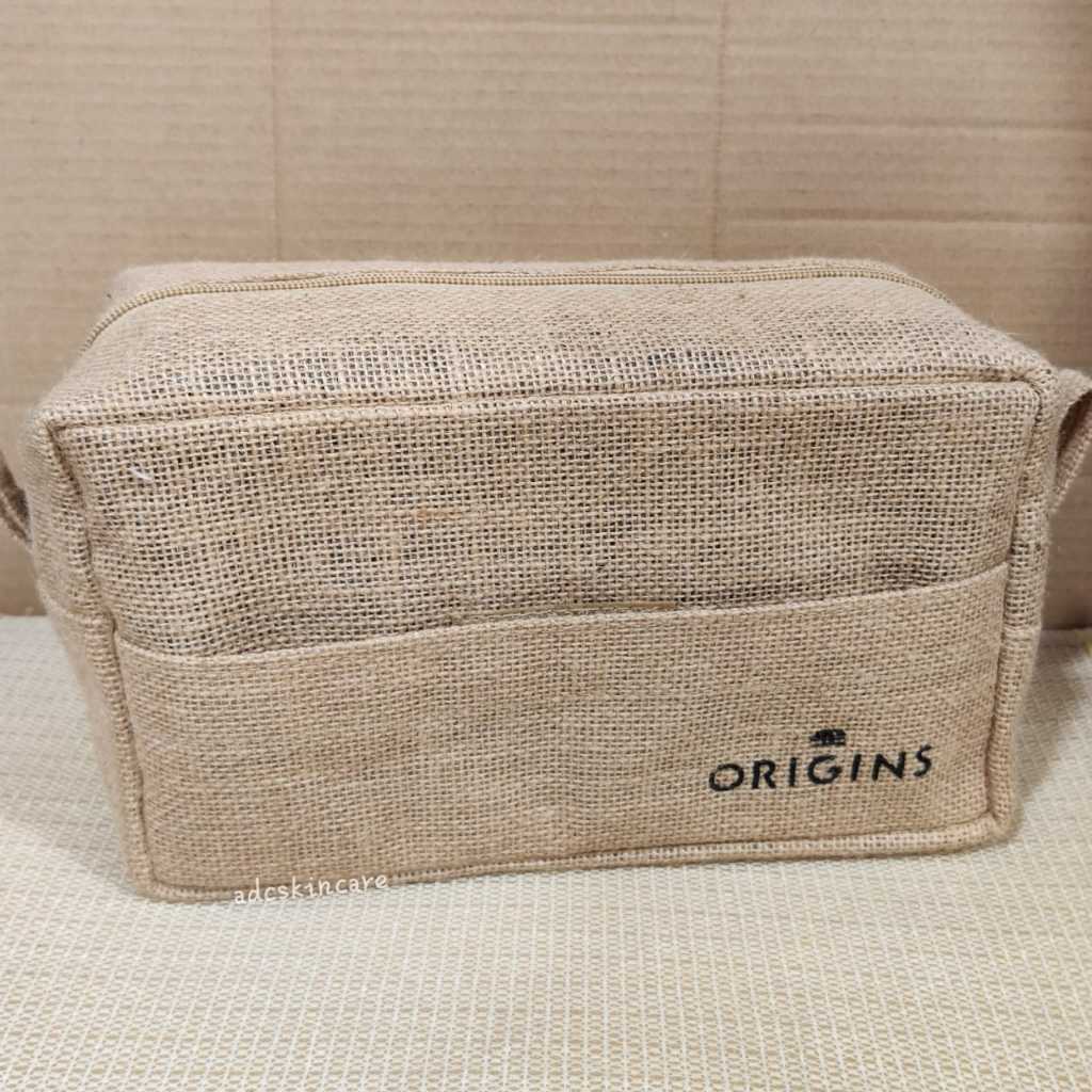 Origins Jute Bag Pouch With Zip | Shopee Malaysia