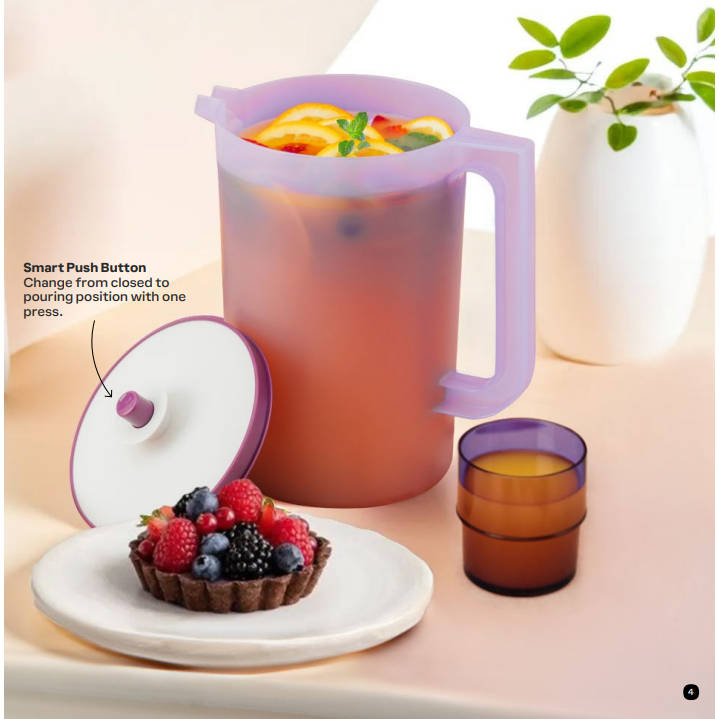 Tupperware Crystal Low Glass (6) 250ml / Pitcher (1) 2.1L | Shopee Malaysia