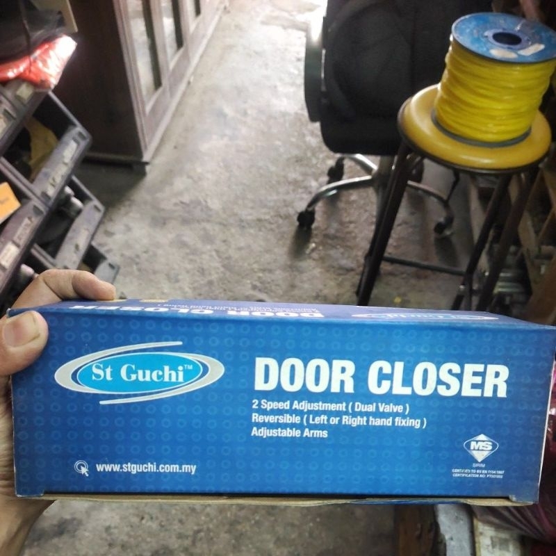 "St Gutchi" Door Closer (2 Speed Adjustment / Reversible / Adjustable arm) SIRIM*** (ORIGINAL ...