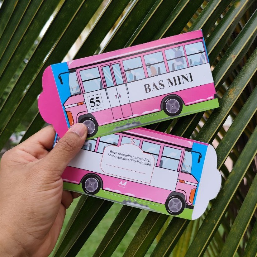 [ PAKET 7+1 PERCUMA ] Bas Mini 80an Sampul Raya Cantik ANGPAO MONEY ...