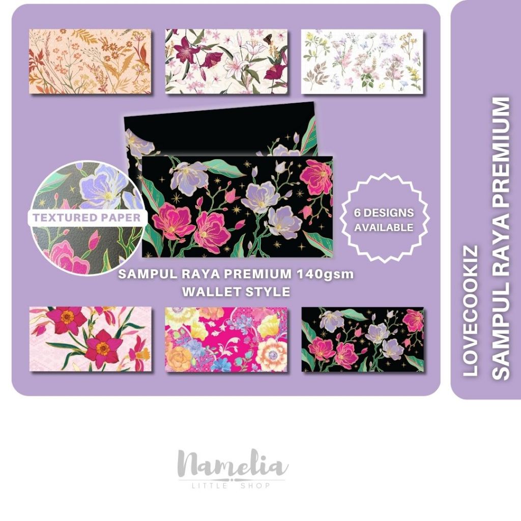 LOVECOOKIZ Sampul Raya Premium Tebal Exclusive Angpao Envelope Packet ...