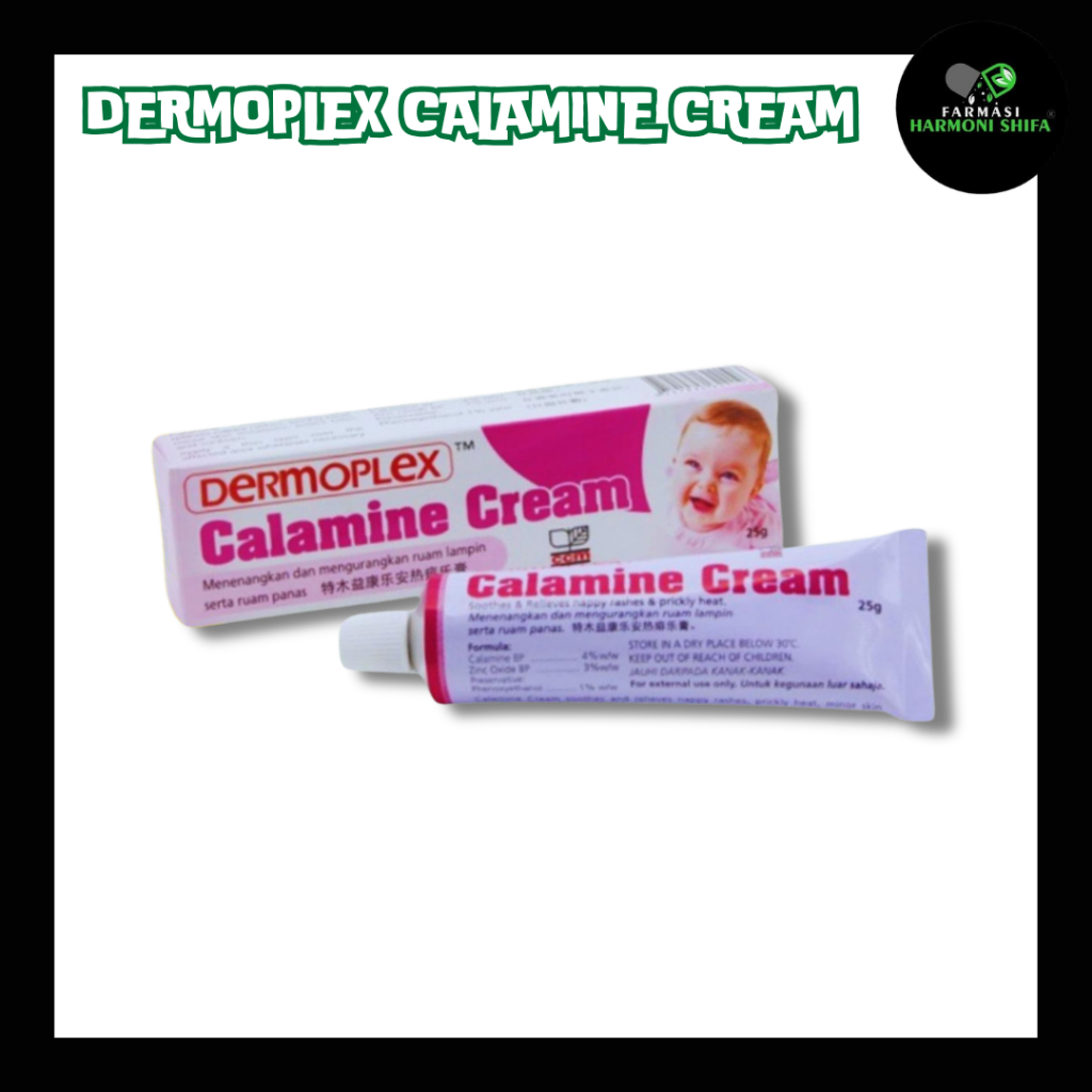 [NAPPY RASH] Dermoplex Calamine Cream 25g | Shopee Malaysia