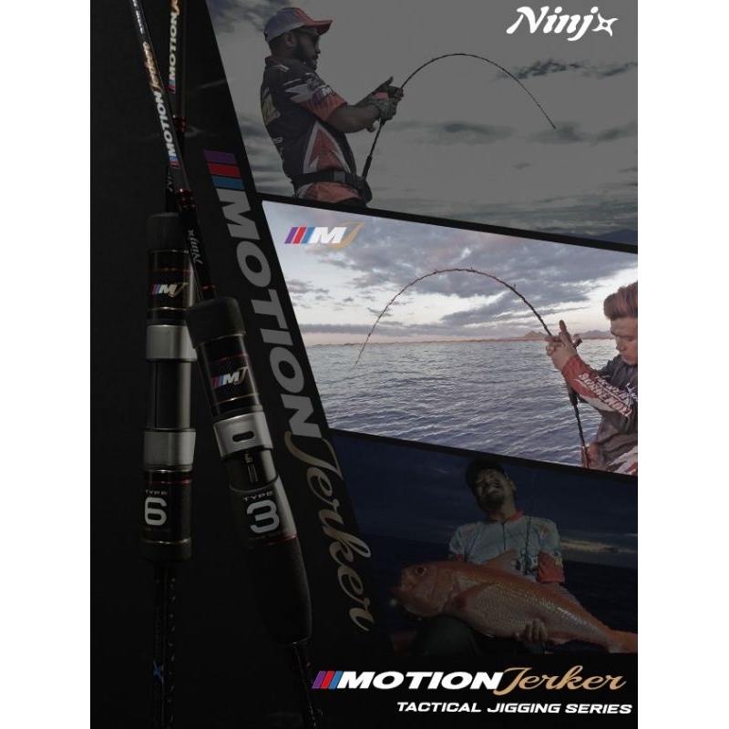 NINJA MOTION JERKER JIGGING FISHING ROD | Shopee Malaysia