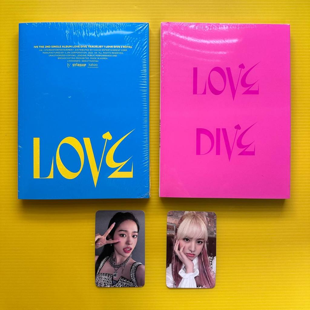 (Ready Stock) IVE 2nd Single Album Love Dive - Namil Music 1.0 | Shopee ...