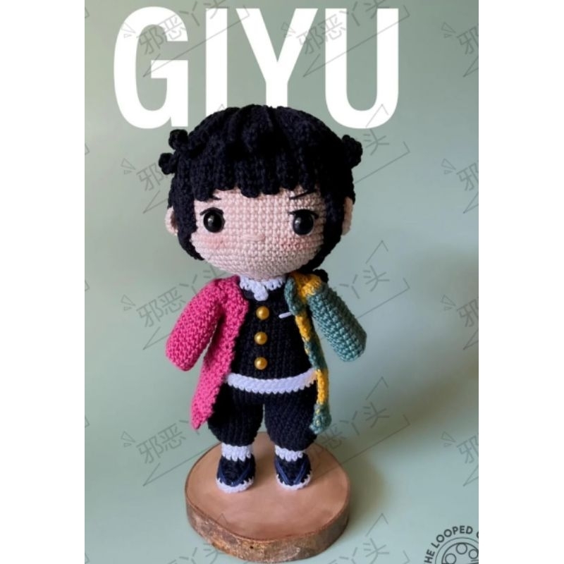 E pattern E amigurumi crochet demon slayer giyu | Shopee Malaysia