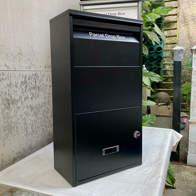 Outdoor Parcel Box Front Drop Front Door Anti-Theft Mailbox Letterbox ...
