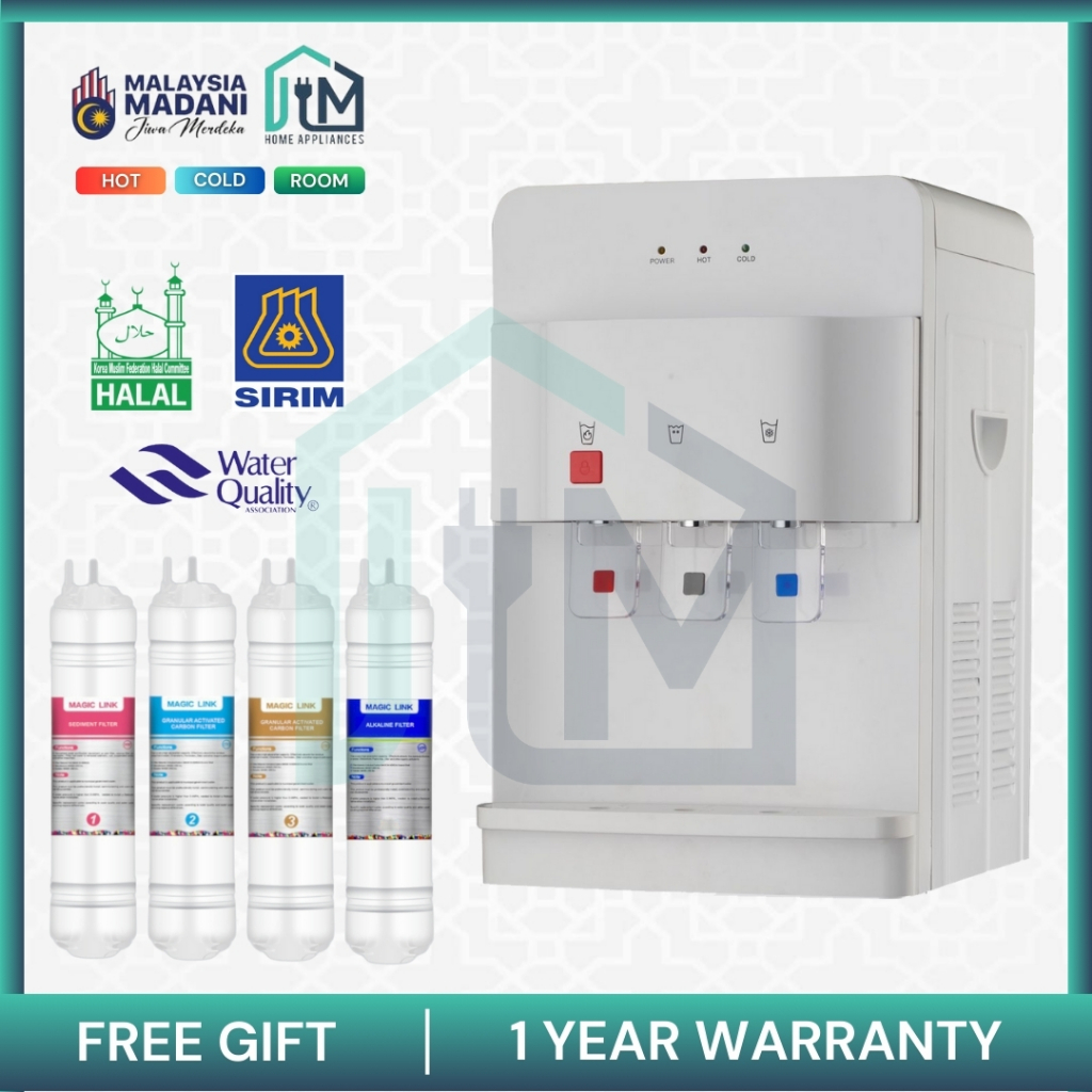THE JM KOREA HALAL CERTIFIED WATER DISPENSER - HOT & COLD, CHILD SAFETY ...
