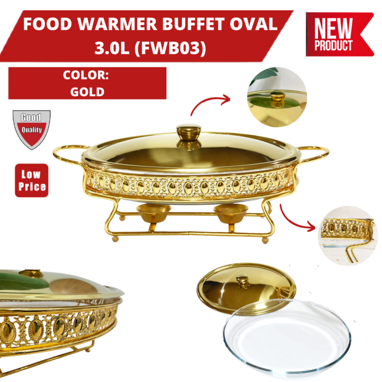Food Warmer Buffet OVAL 3.0L (FWB03) | Shopee Malaysia