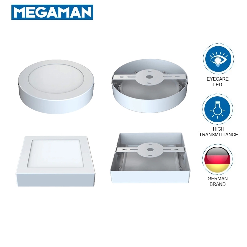 Megaman LED Downlight Surface Slim Square & Round Surface Downlight ...